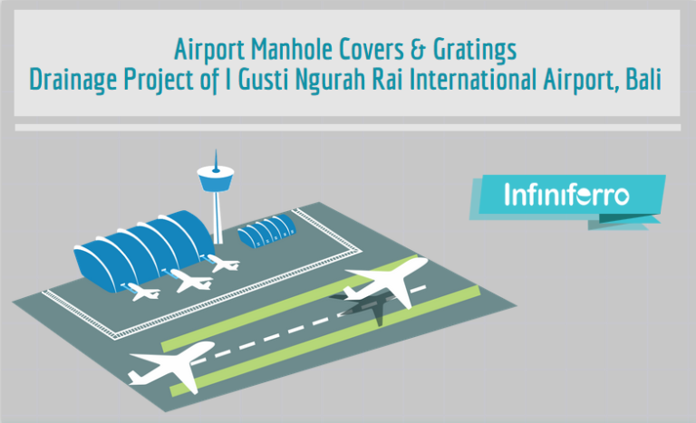 Airport Manhole Covers & Gratings: Bali Airport Project | Infiniferro